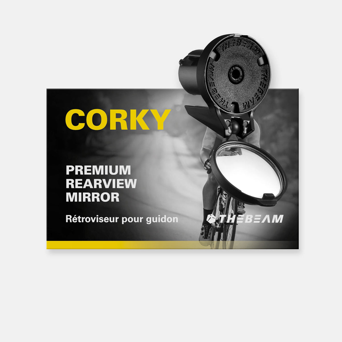 CORKY | Rearview Cycling Mirror – The Beam